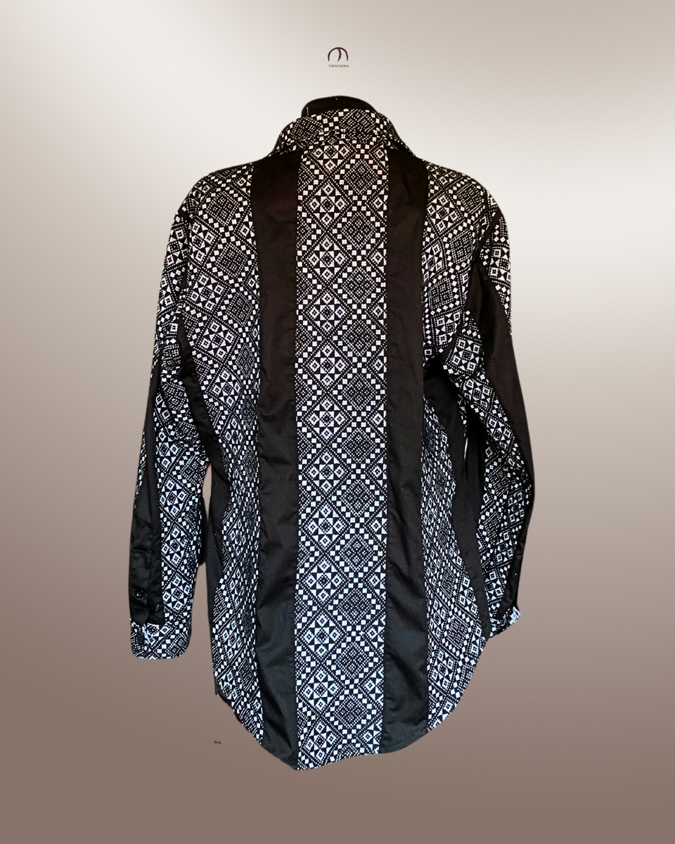 Black Inabel Pinilian Polo Shirt – Namnama PH